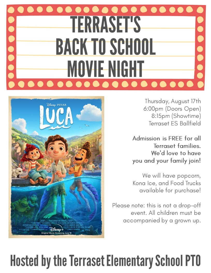 Back to School Movie Night is This Thursday!