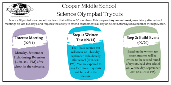 Cooper News Sept. 13