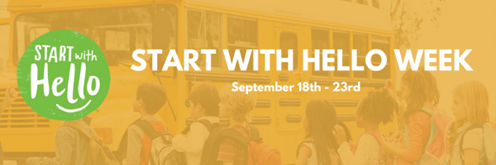 Dranesville's PTA Newsletter- Start with Hello Week LINK CORRECTION