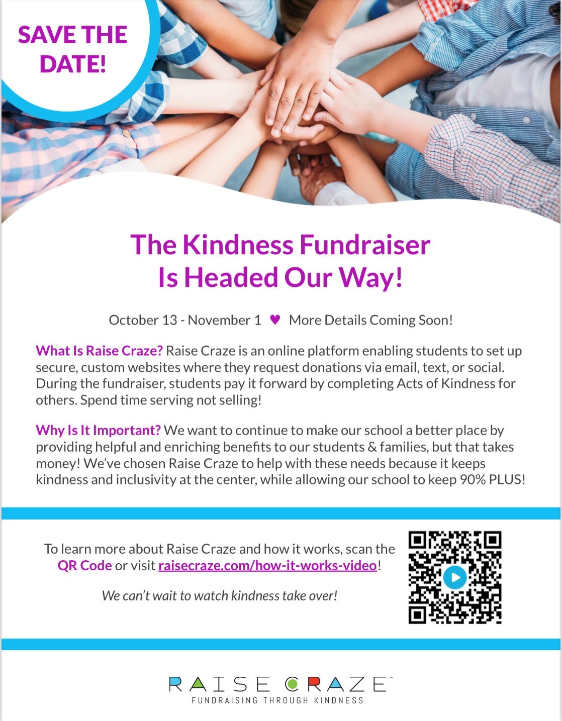 A Message from the TC PTA - Raise Craze 2023