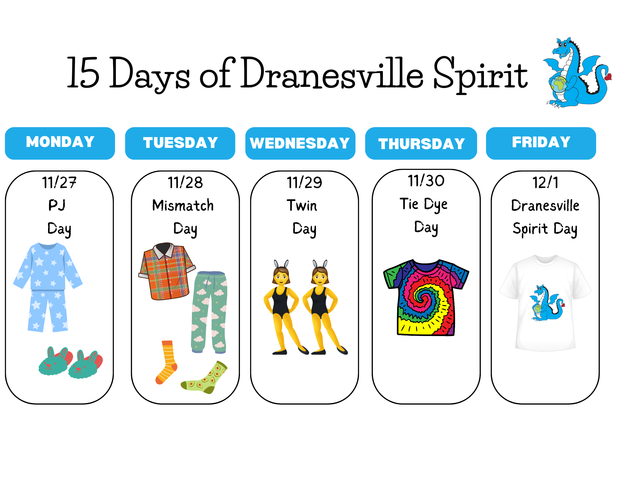 Dranesville Connection- Monday is PJ Day