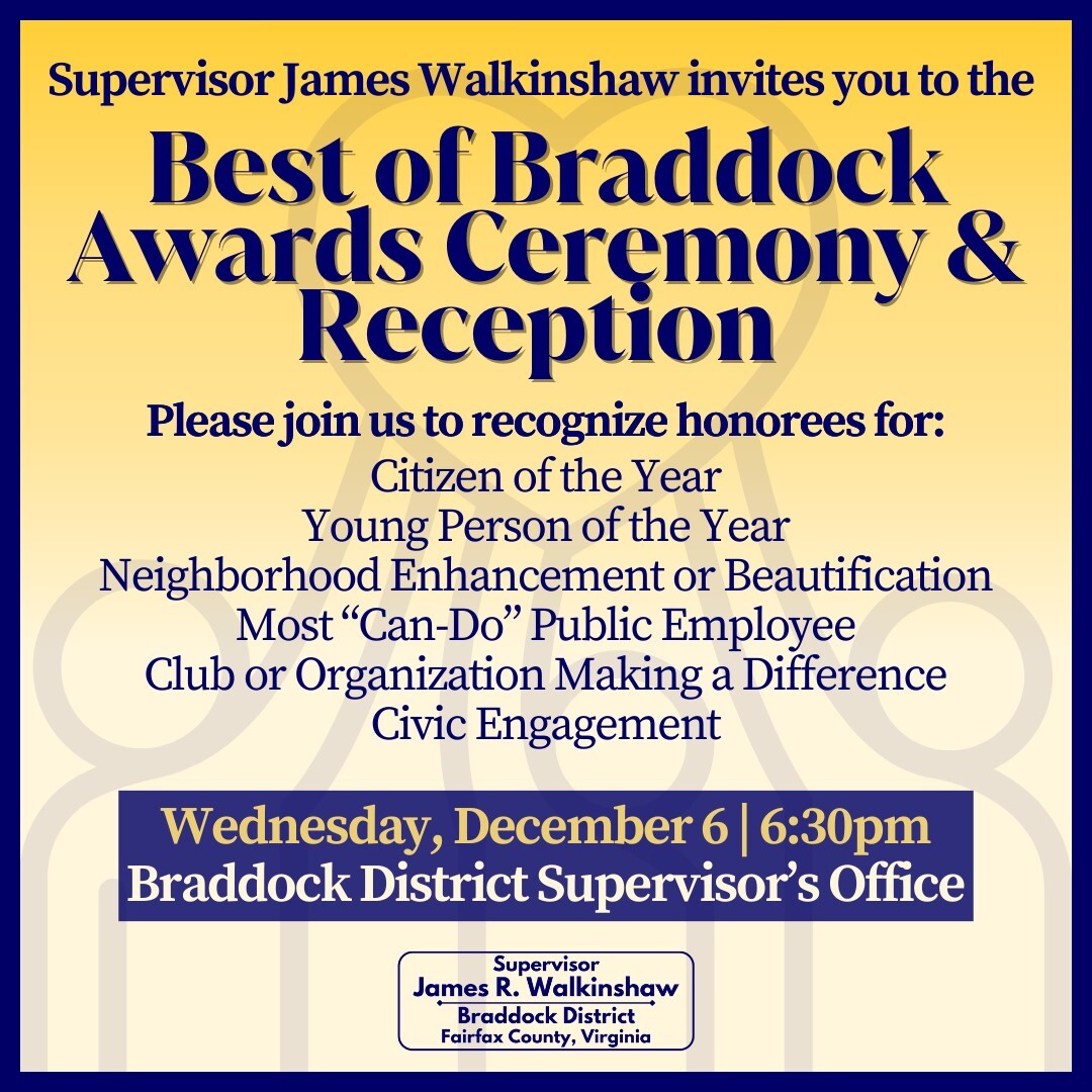 Reminder: Best of Braddock Event This Week!