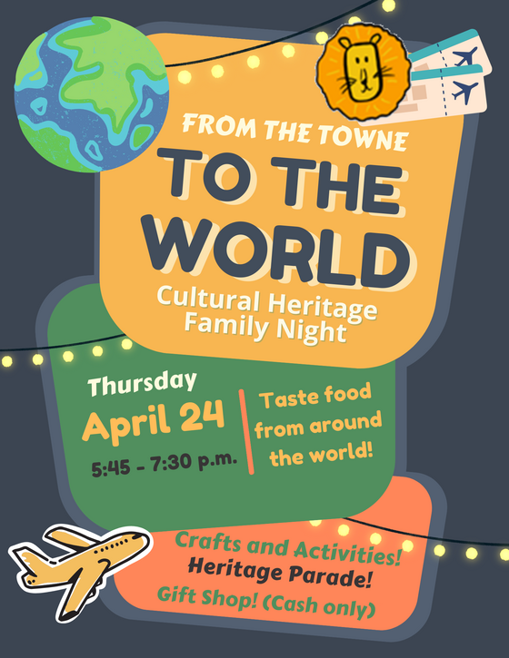 🦁🌍 Cultural Heritage Night this Thursday!
