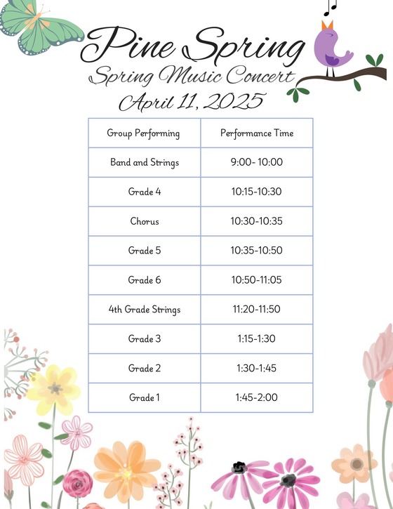 Pine Spring Paw Print- Updated