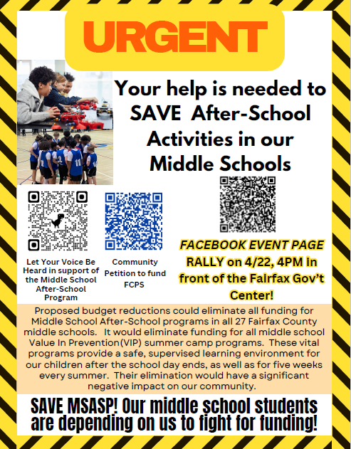 KJMS PTA News - Middle School After School Program - April 21, 2025