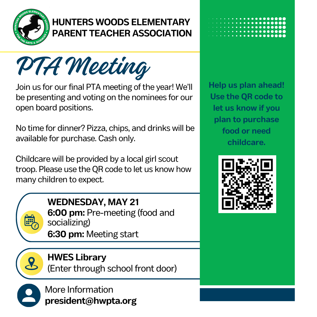 PTA Meeting next week