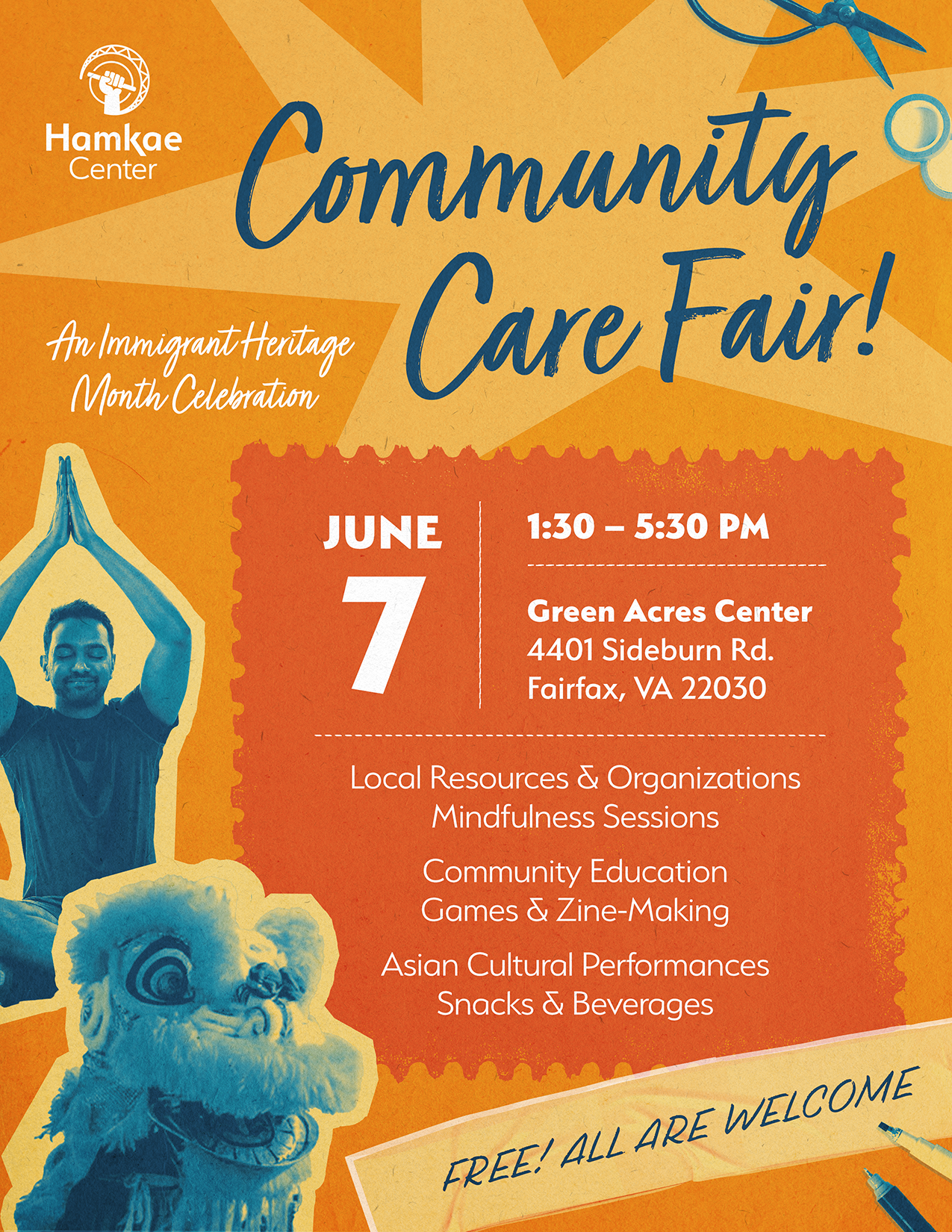 Community Care Fair at Green Acres Center, June 7