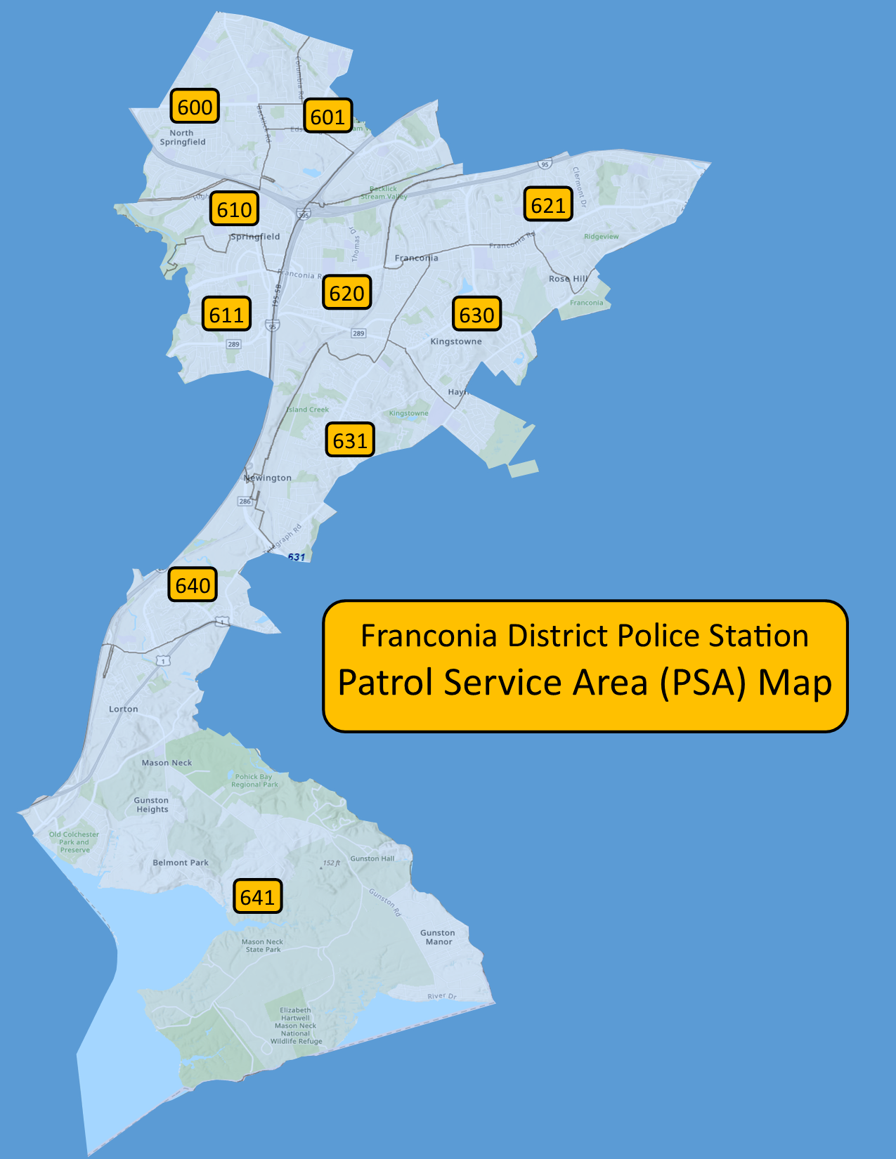 PSA Map