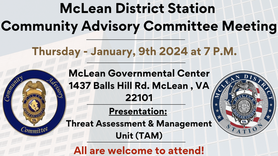 McLean District Station Monthly Newsletter