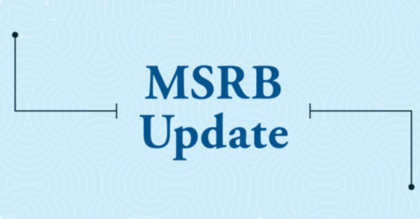 MSRB Update: Come Innovate with Us!