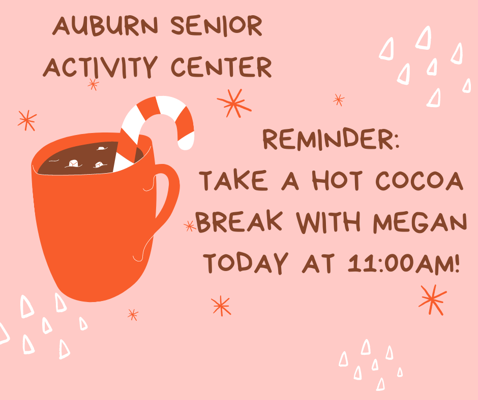 Take a Hot Cocoa Break today with Staff!