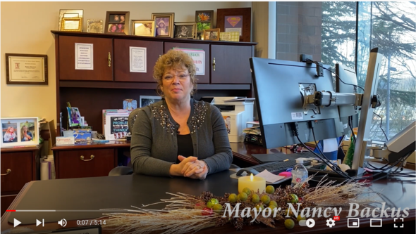 Weekly update from Mayor Nancy Backus