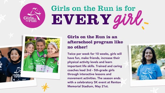 Girls on the Run - March 14 through May 21