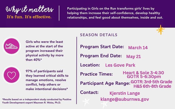 Girls on the Run - March 14 through May 21