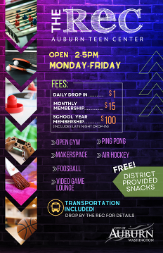 The REC Teen Center - Spring Programs