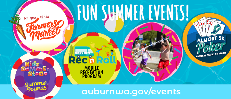 Auburn's FREE Summer Events & FREE Programs: Aug. 10-16