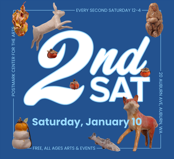 TOMORROW!| FREE Postmark Second Saturday Arts Programming | January 10