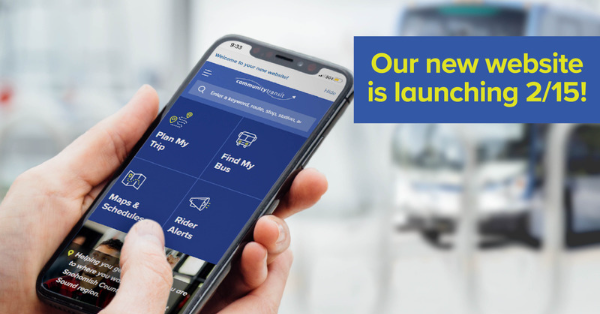 Get ready for a new Community Transit website on Wednesday, February 15