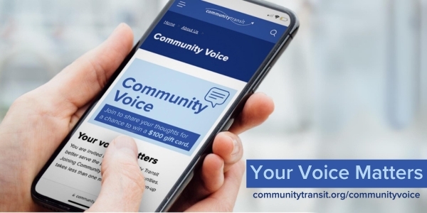 Join Community Voice: Your voice matters!