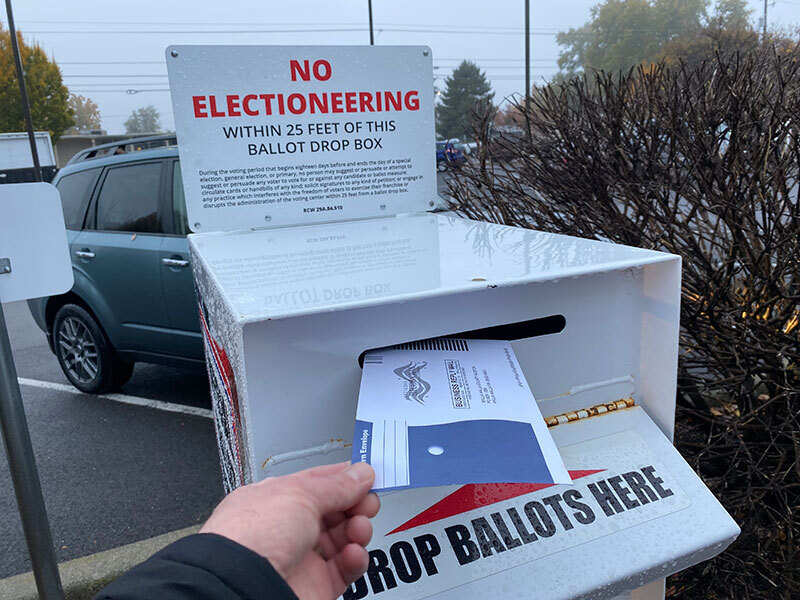 General Election ballots are due today, Nov. 4