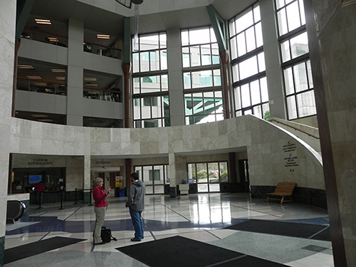 Glass work scheduled at Natural Resources Building
