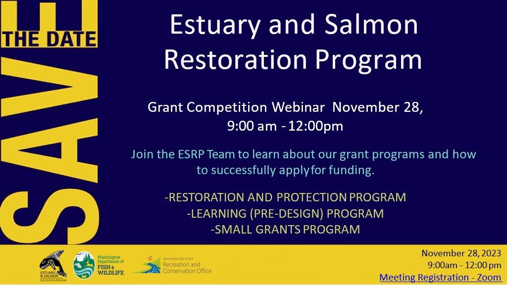 ESRP Grant Competition Announcement