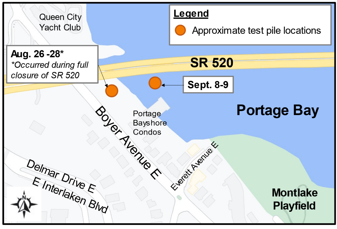 CORRECTION: Portage Bay vibrations, E Roanoke St off-ramp reopens