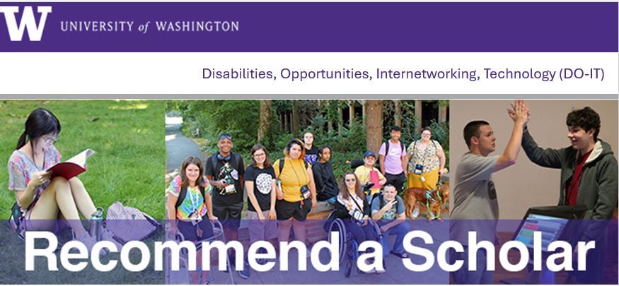 Seeking WA HS Students with Disabilities for College Prep Program