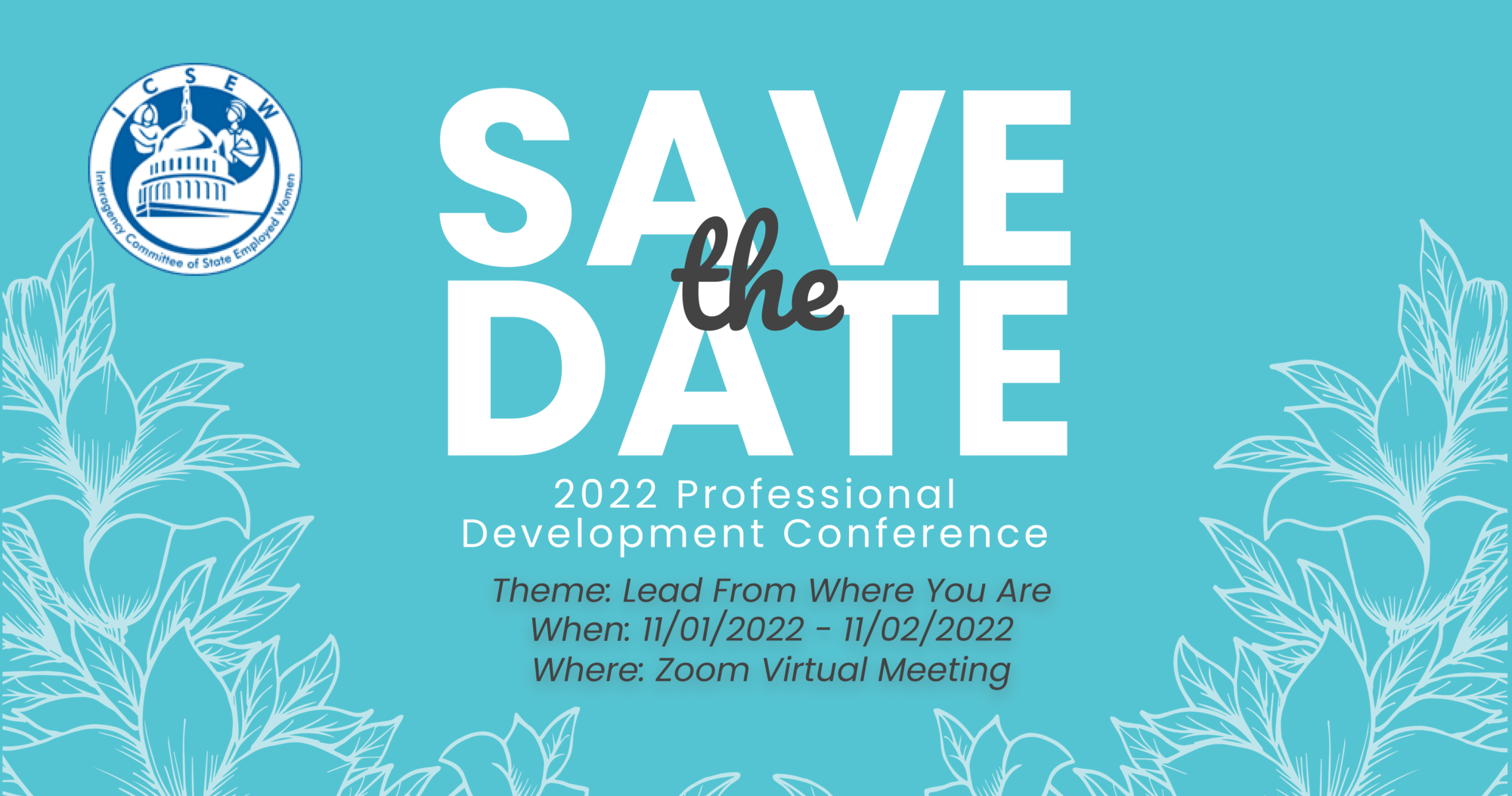 Save the Date for our 2022 conference!