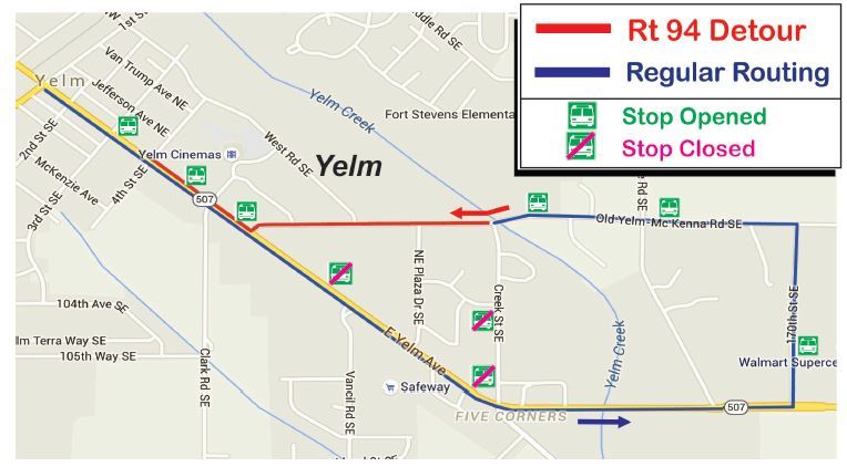 Route 94 on detour July 13 in Yelm due to Seattle-to-Portland (STP ...