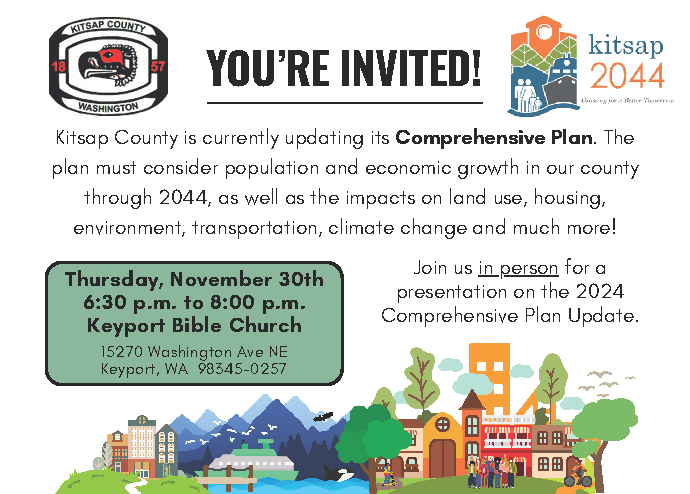 Keyport community meeting to review Kitsap's vision for growth through 2044
