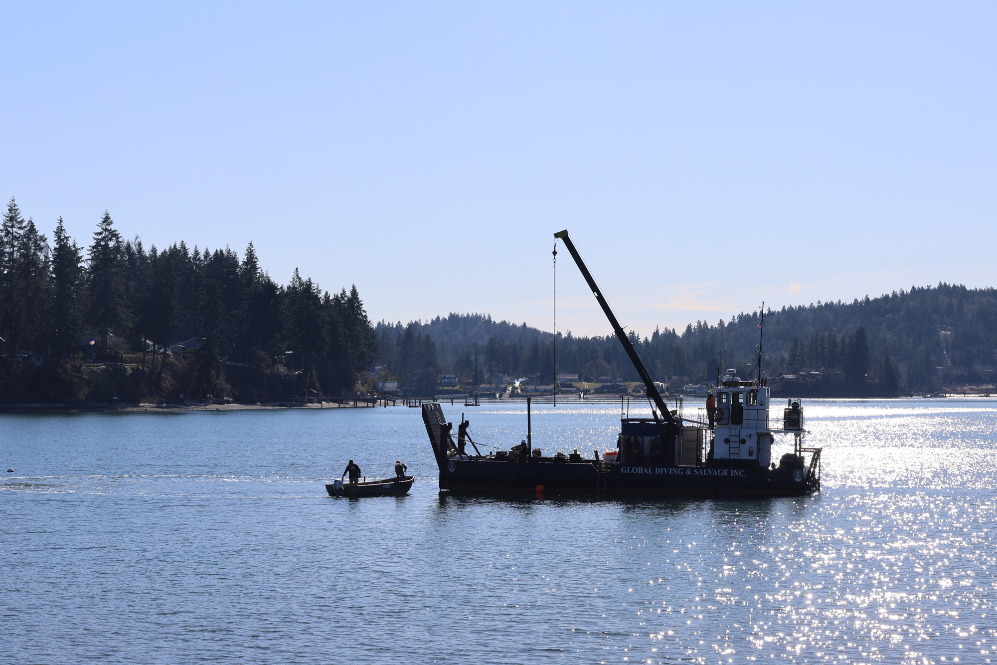 Kitsap County Removes Derelict Vessel in Lemolo