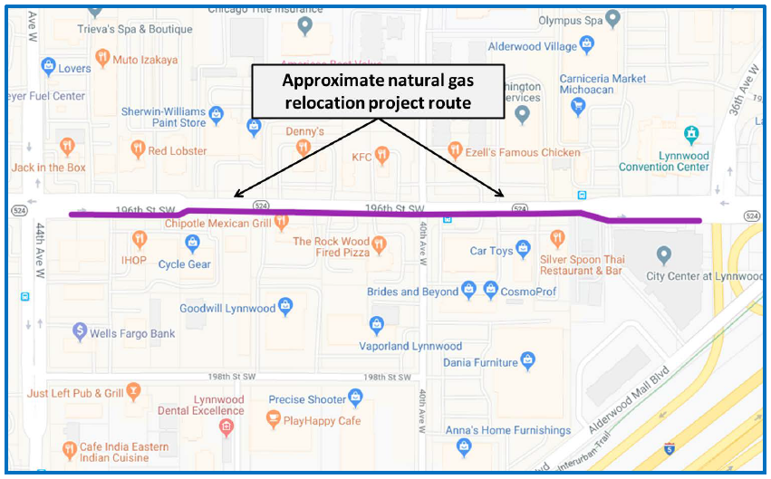 NOTICE: Upcoming PSE Gas Work on 196th St. SW