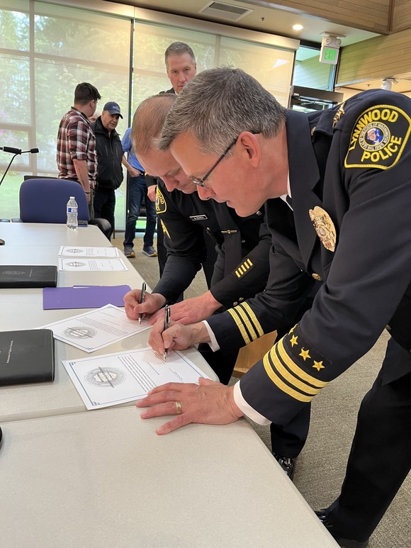Promotions at Lynnwood Police Department