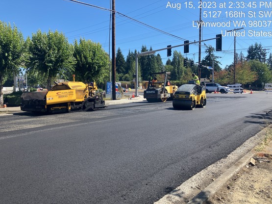 City of Lynnwood Project Update - 2023 Pavement Program - August 18, 2023