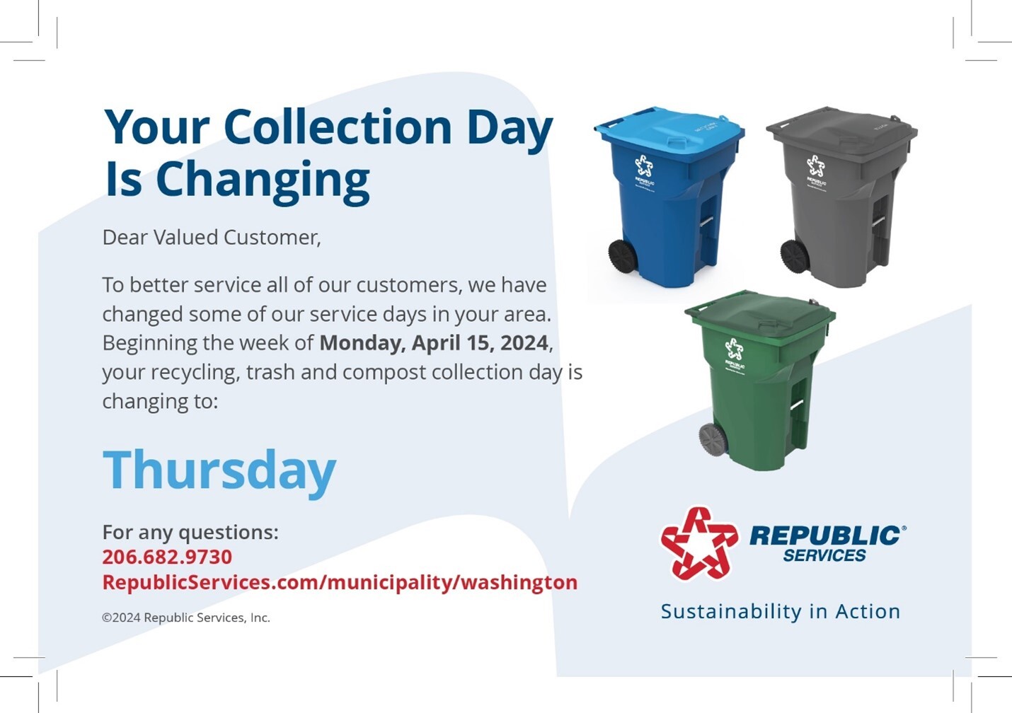 Important Notice- Republic Services Recycling, Trash, Compost ...
