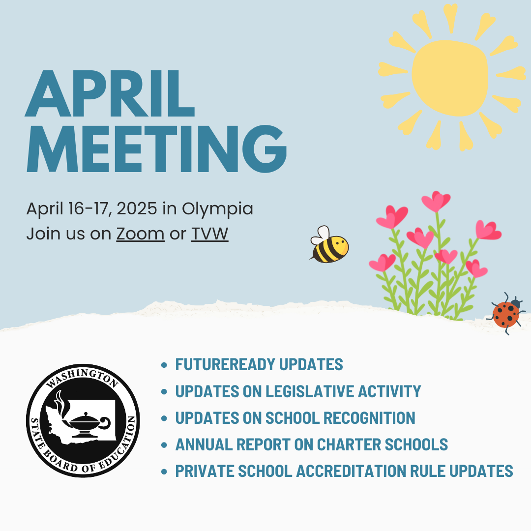 April 2025 Board Meeting Announcement