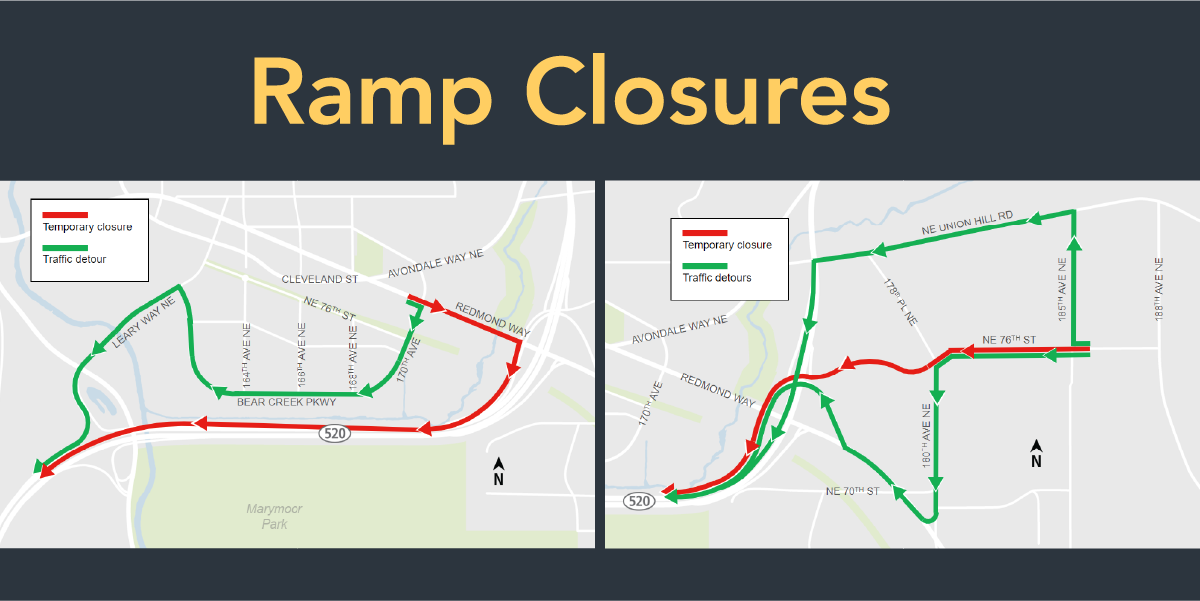 Share Your Feedback with the City, Be Aware of Ramp Closures on SR 520 ...