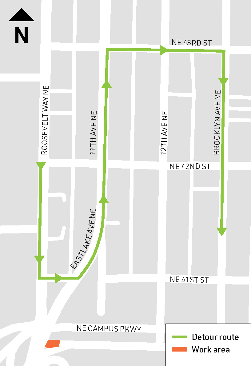 RapidRide J Line Construction News: January 9, 2026