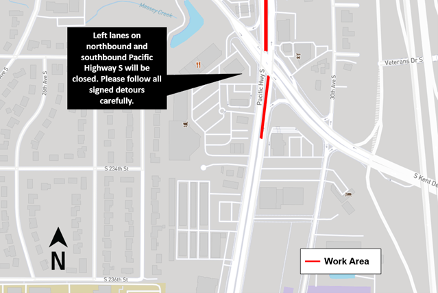 Construction alert: Federal Way Link Extension