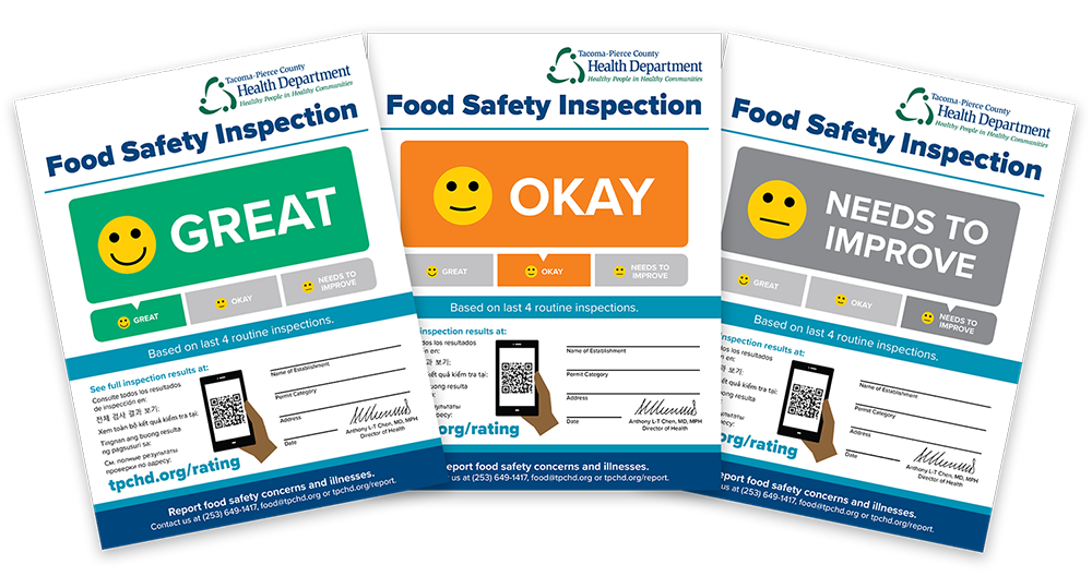 Look for food safety rating signs when you dine out, starting next month!
