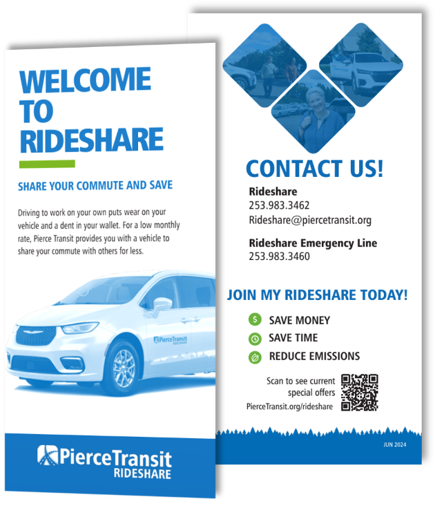 Pierce Transit Rideshare Bulletin - September 2024