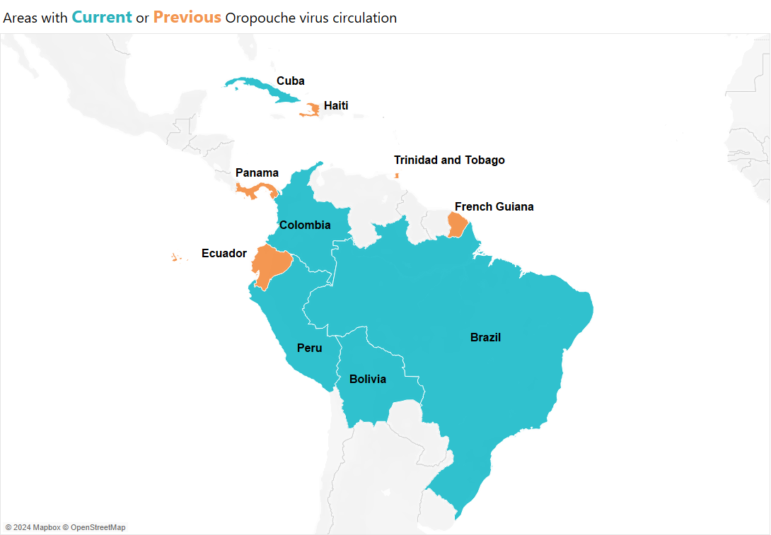 CDC Health Alert Network (HAN): Increased Oropouche Virus Activity and ...