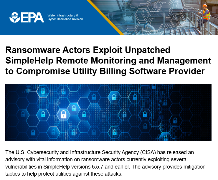 Cybersecurity Alert: SimpleHelp Remote Monitoring Ransomware Attacks