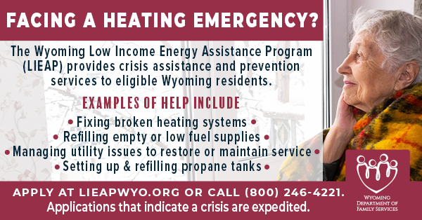 Crisis Heating Assistance Available in Wyoming